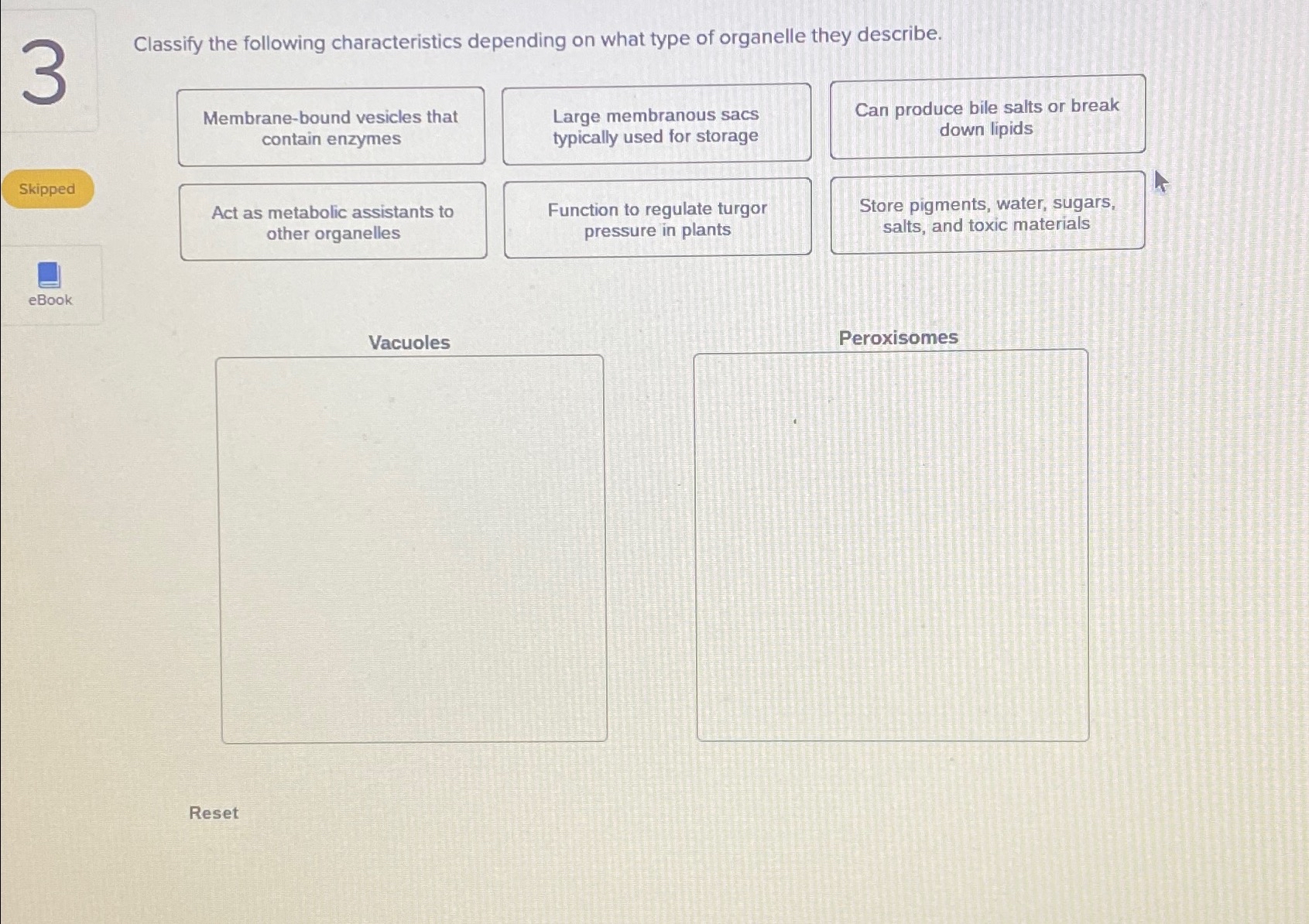 Solved Classify the following characteristics depending on | Chegg.com