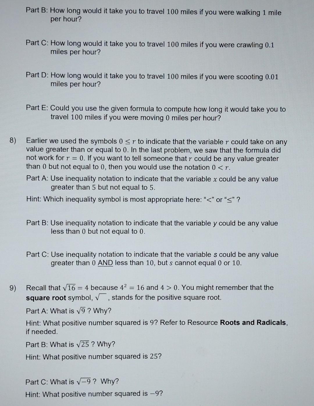 Solved In the next class, you will need to be able to work | Chegg.com