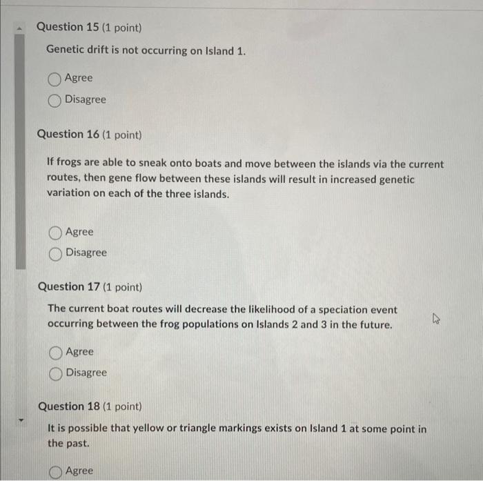 Solved Part 2: Islands Imagine three islands, each with a | Chegg.com