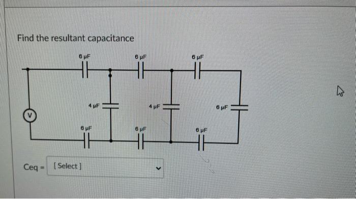 Solved Find the resultant capacitance | Chegg.com