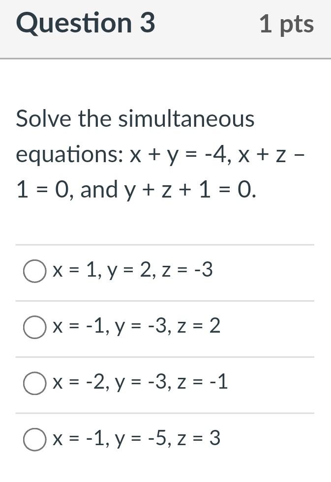 Solved Please choose the correct answer in the following | Chegg.com