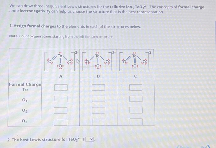 Solved We can draw three inequivalent Lewis structures for | Chegg.com
