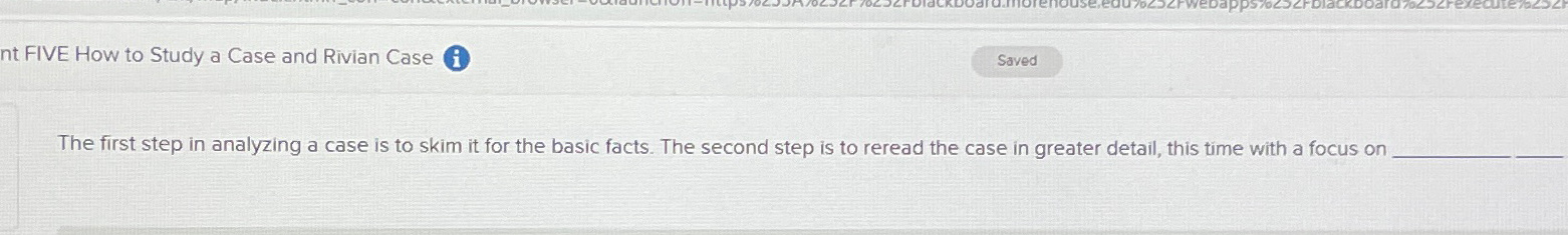 Solved FIVE How to Study a Case and Rivian CaseThe first | Chegg.com
