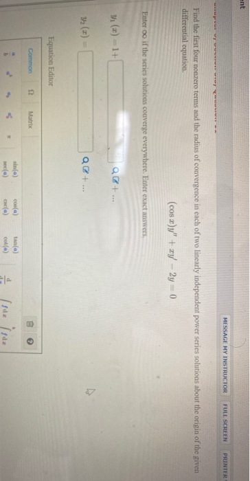 Solved ent MESSAGE MY INSTRUCTOR FULL SCREEN PRINTER Find | Chegg.com