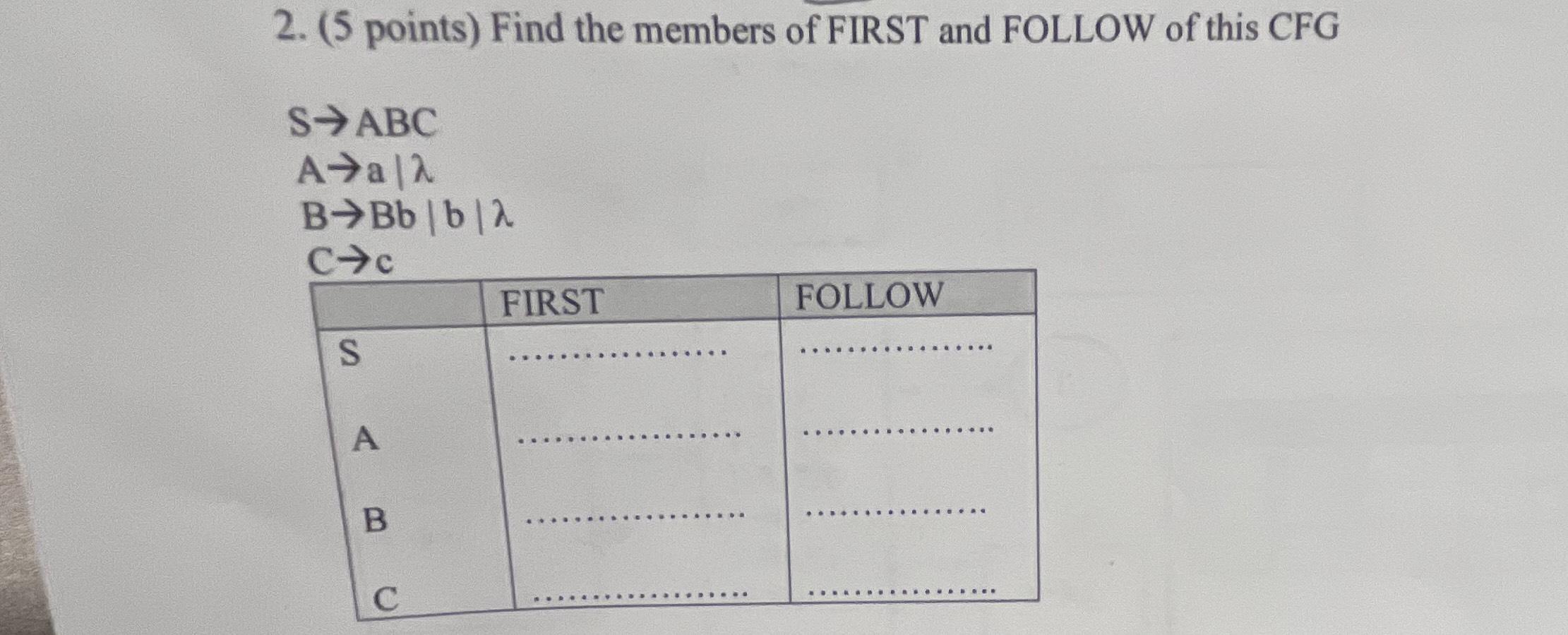 Solved Need help with Compiler Design Question(5 ﻿points) | Chegg.com