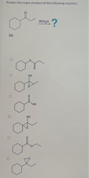 Solved Predict the major product of the following reaction: | Chegg.com
