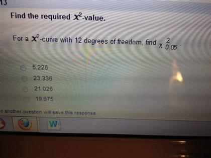 Solved Find the required x2-value. For a x2-curve with 12 | Chegg.com