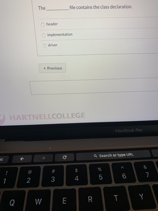 Solved The file contains the class declaration. header | Chegg.com
