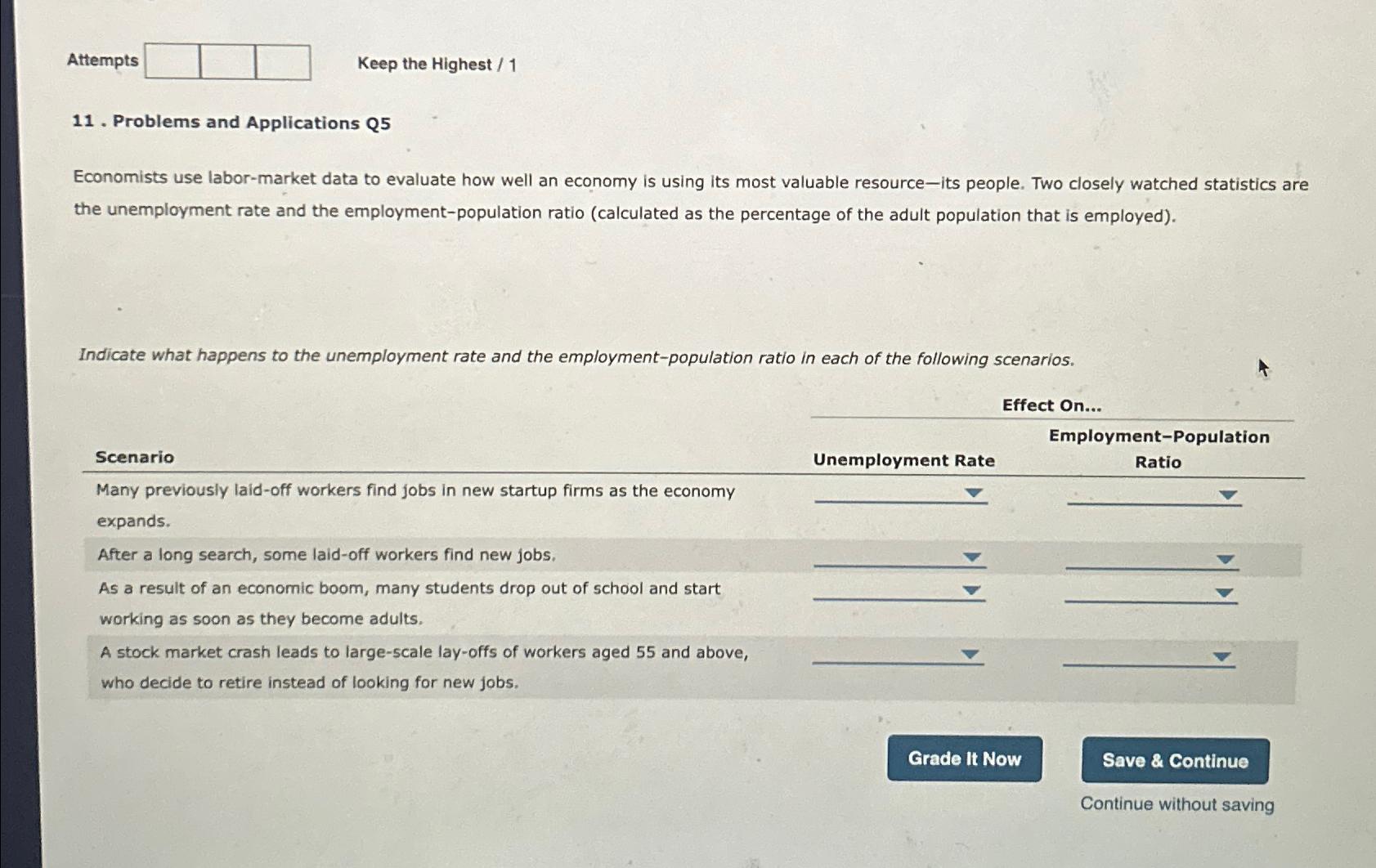 Solved AttemptsKeep the Highest / 111. ﻿Problems and | Chegg.com