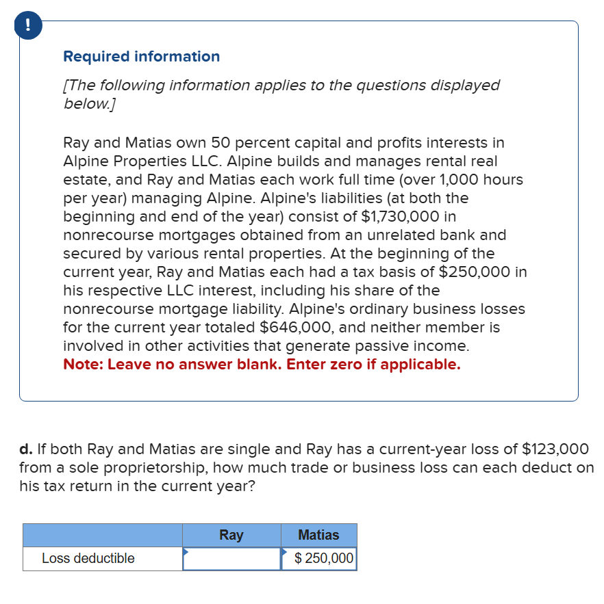 Solved Required information [The following information | Chegg.com