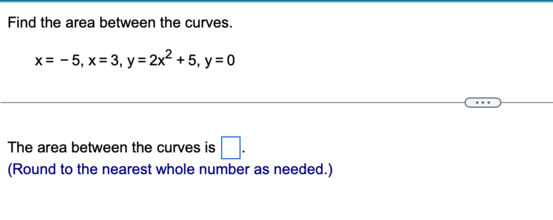 Solved Find the area between the | Chegg.com