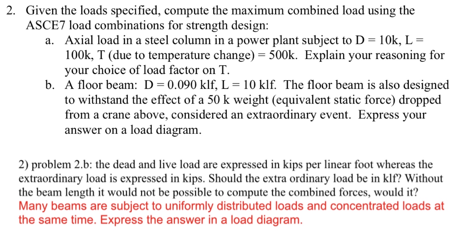 Solved Given the loads specified, compute the maximum | Chegg.com