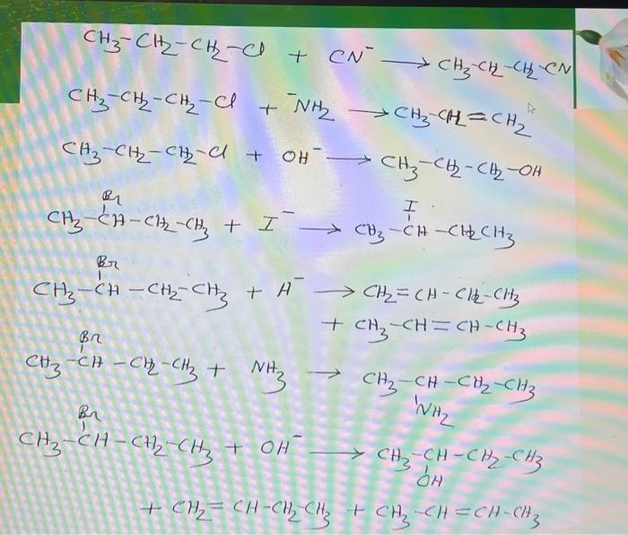 Solved CH3- CH2-CH2-C + си → сна-ен-снем CH3-CH2-CH2-C + NH2 | Chegg.com