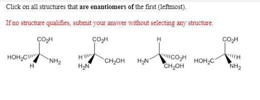 Solved Click on all structures that are identical to the | Chegg.com