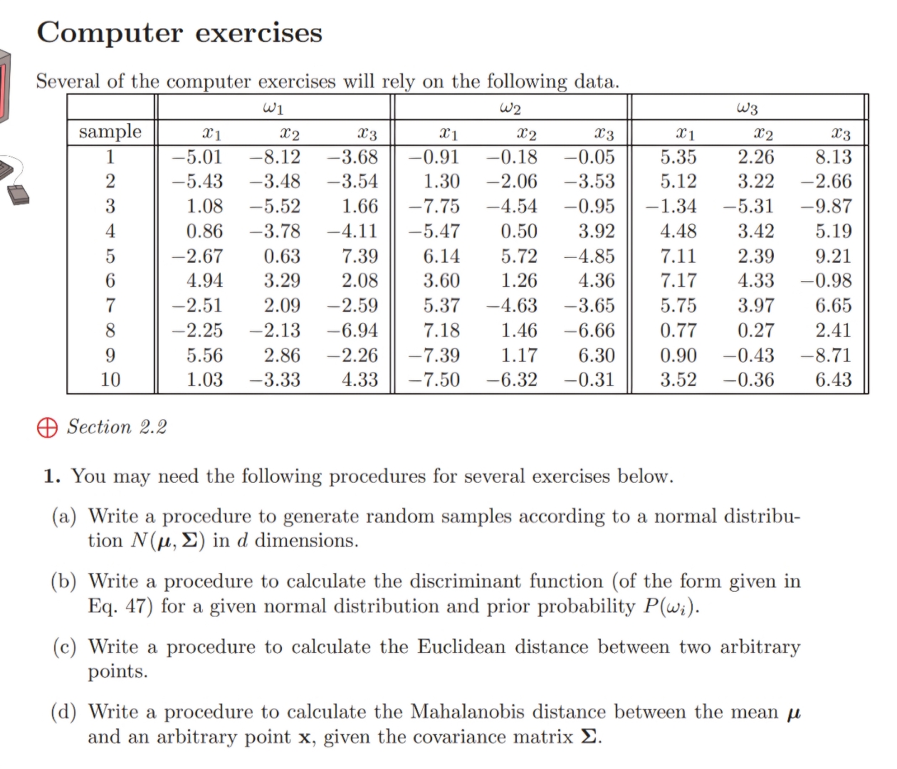 Solved Computer exercisesSeveral of the computer exercises | Chegg.com
