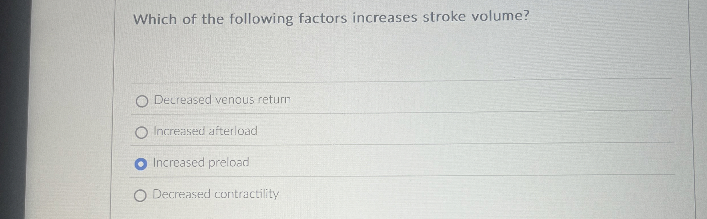 Solved Which of the following factors increases stroke | Chegg.com