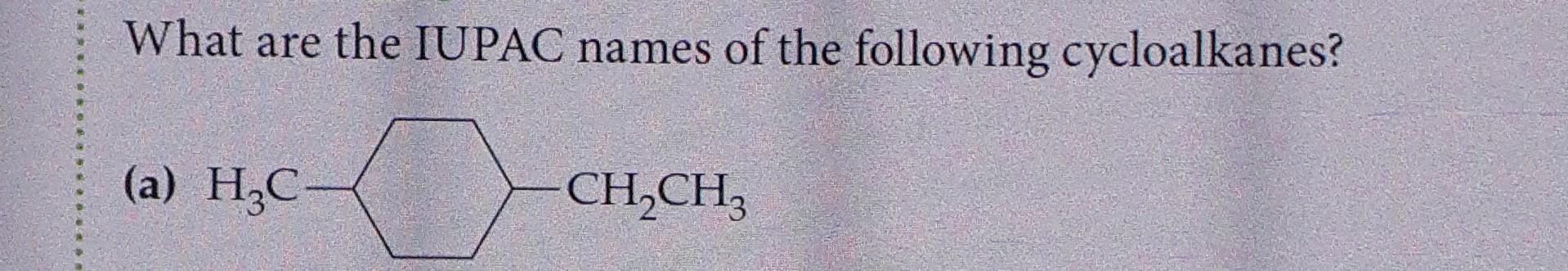 Solved What are the IUPAC names of the following | Chegg.com