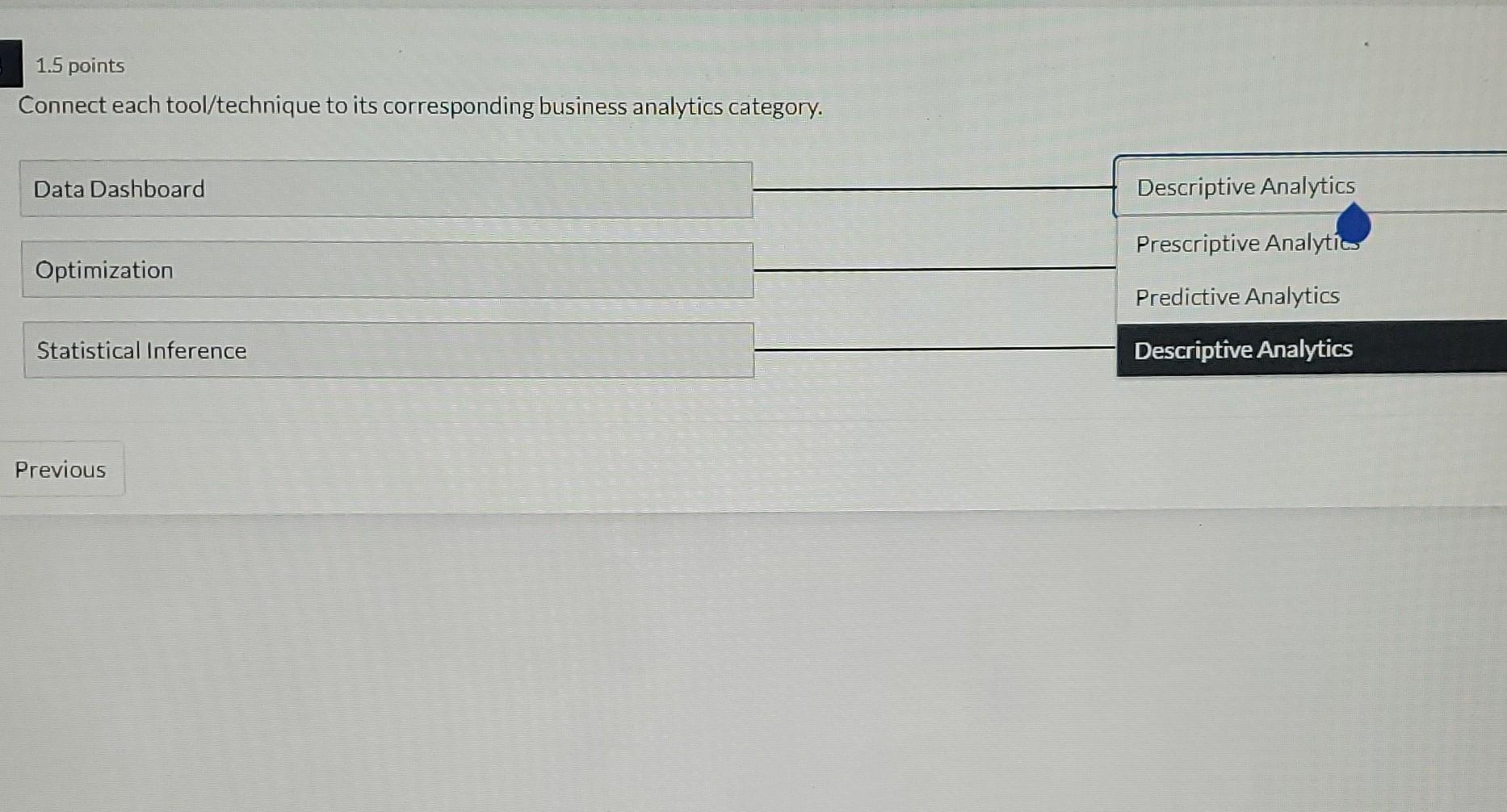 Solved 1.5 points Connect each tool/technique to its | Chegg.com
