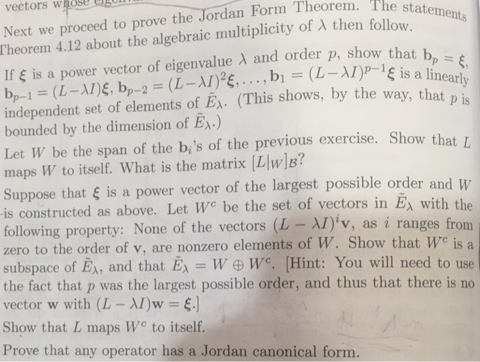 Solved m. The statements vectors whose uguma Next we proceed | Chegg.com