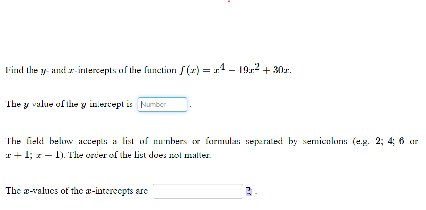 Solved Find the y - ﻿and x-intercepts of the function | Chegg.com