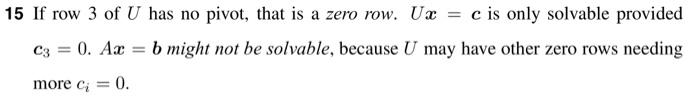 Solved Explain why Ax=b might not be solvable in plain | Chegg.com