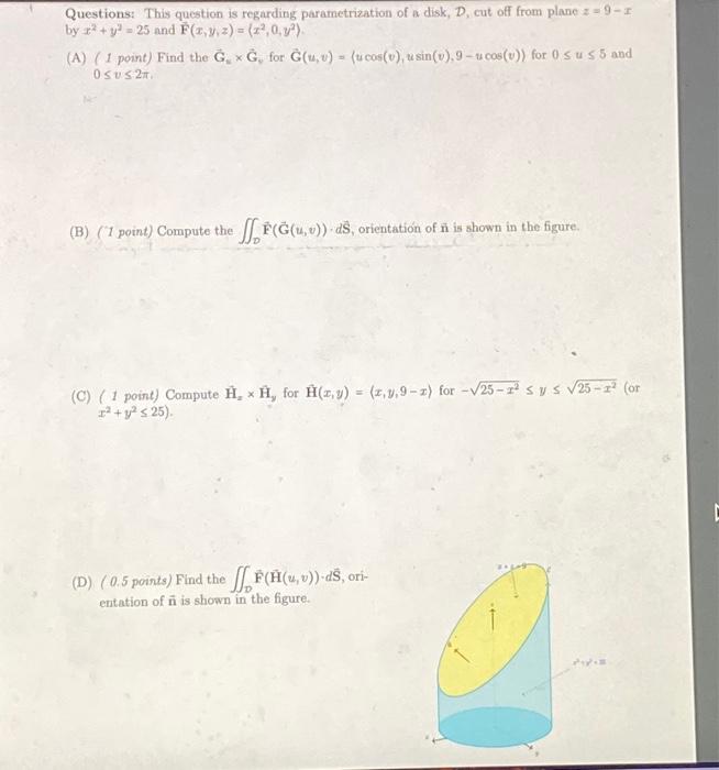 Solved Questions This Question Is Regarding Parametrization