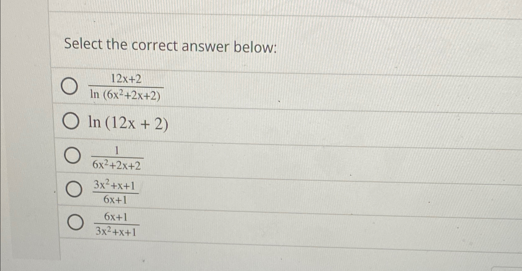 Solved Select the correct answer | Chegg.com