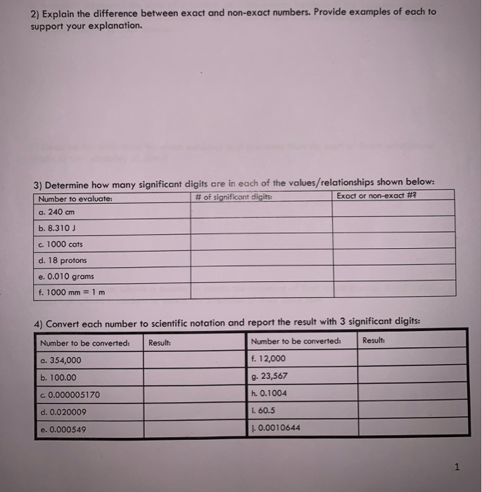 Solved 2) Explain the difference between exact and non-exact | Chegg.com