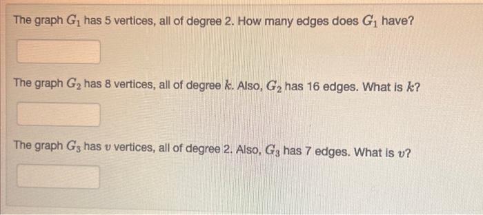 Solved The graph G1 has 5 vertices, all of degree 2. How | Chegg.com