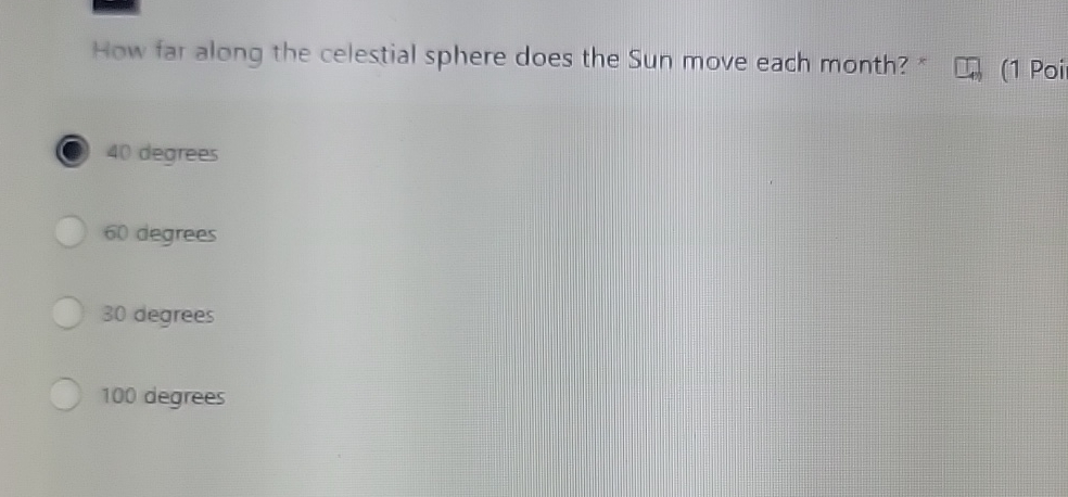 Solved How far along the celestial sphere does the Sun move | Chegg.com