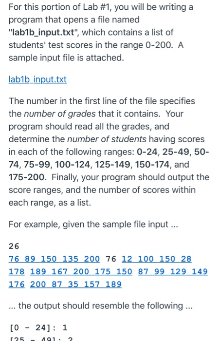 Solved For this portion of Lab #1, you will be writing a | Chegg.com