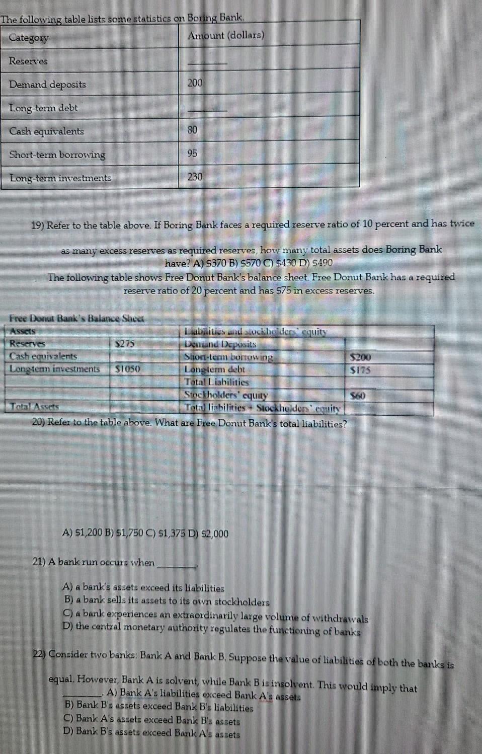 Solved The following table lists some statistics on Boring | Chegg.com