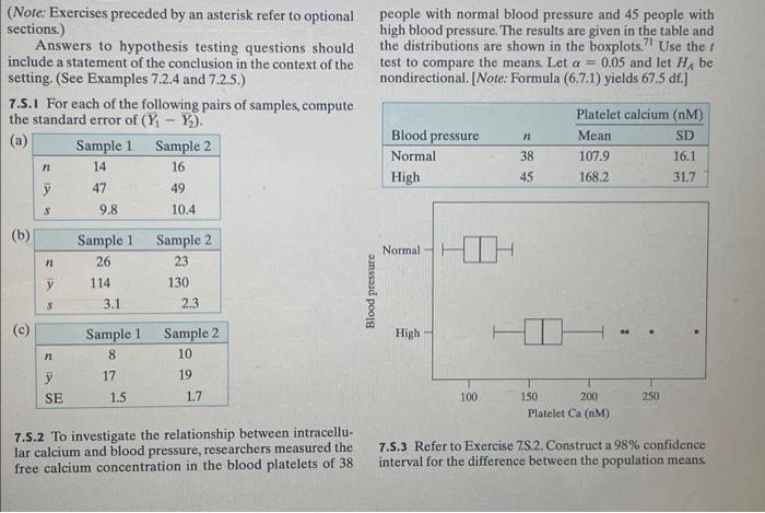 Solved (Note: Exercises preceded by an asterisk refer to | Chegg.com