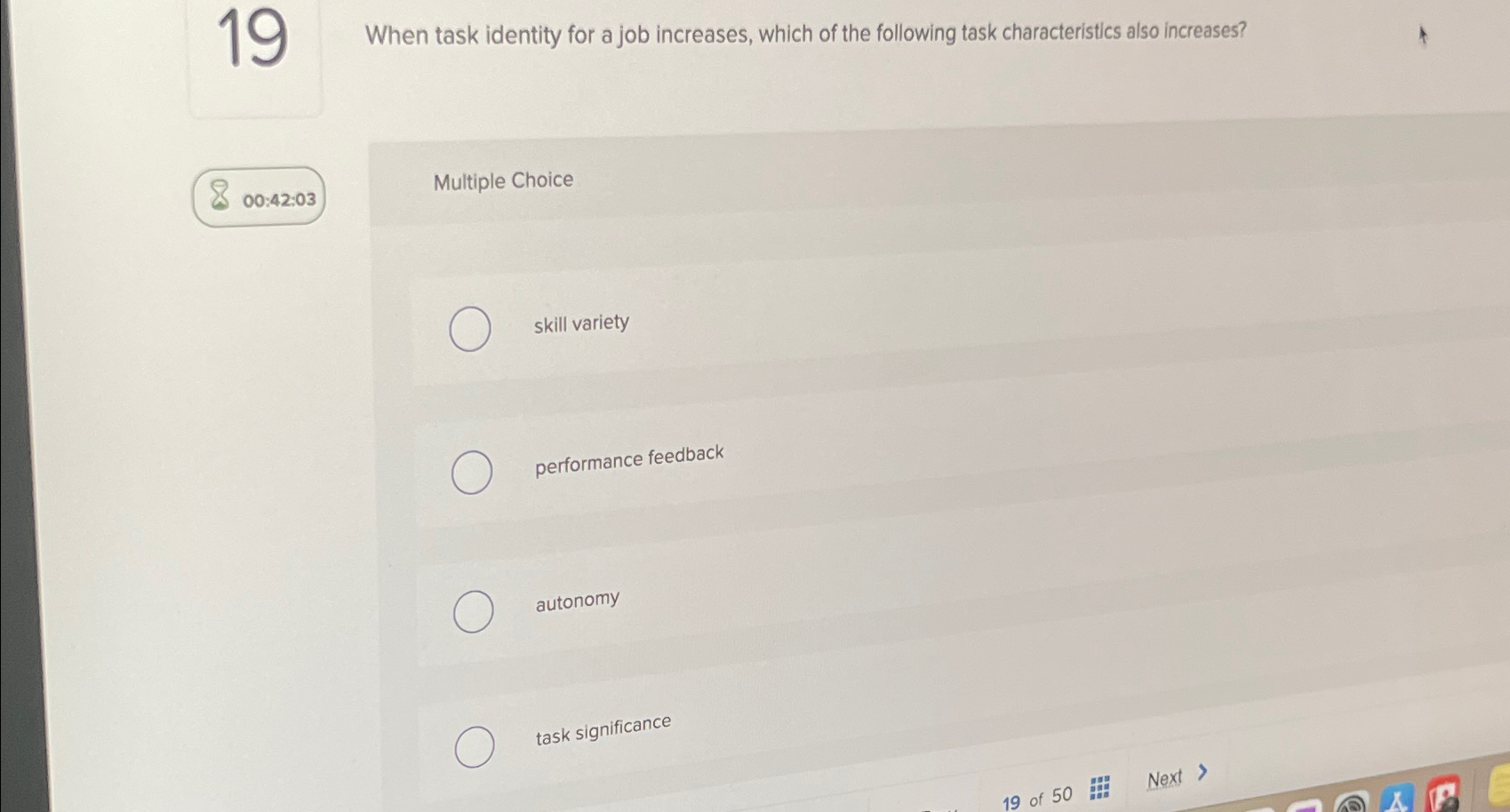 Solved 19When task identity for a job increases, which of | Chegg.com