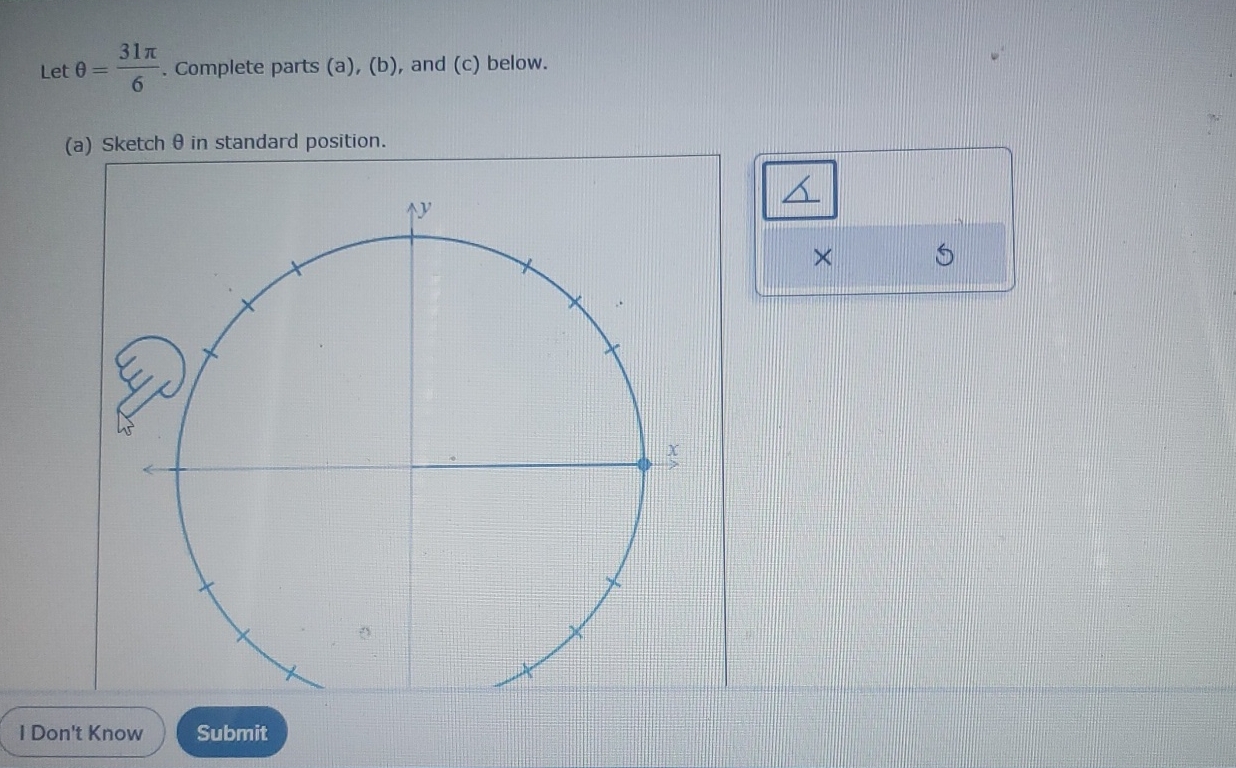 Solved Let θ=31π6. ﻿Complete parts (a), (b), ﻿and (c) | Chegg.com