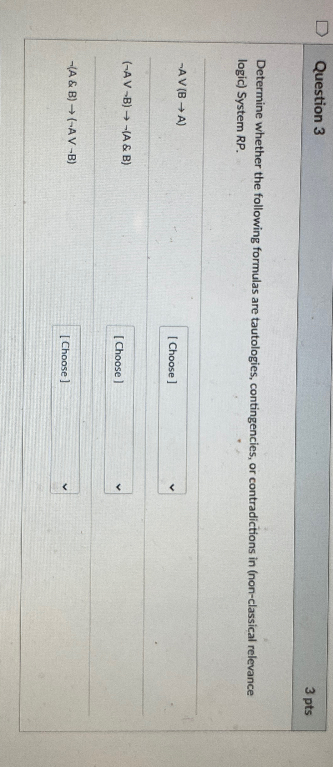 Solved Question 33 ﻿ptsDetermine whether the following | Chegg.com