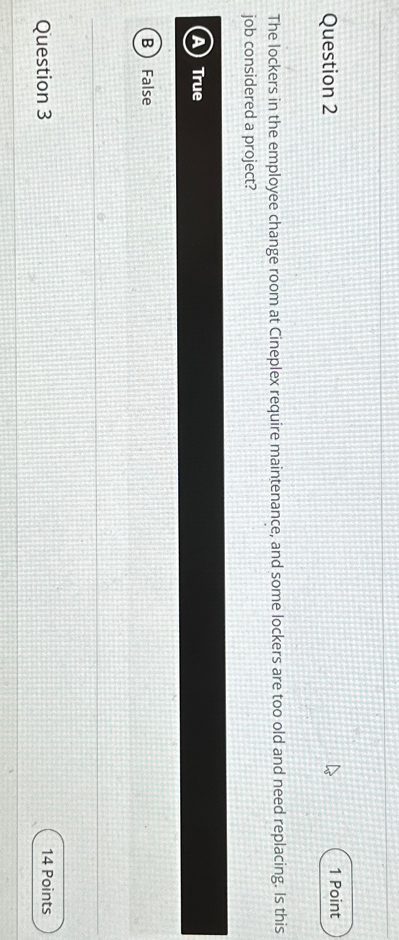 Solved Question 2The lockers in the employee change room at | Chegg.com
