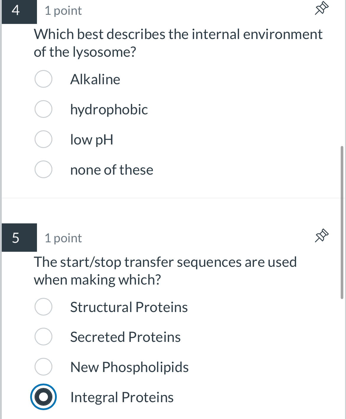 Solved 41 ﻿pointWhich best describes the internal | Chegg.com