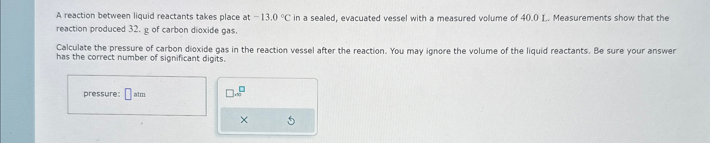 Solved A reaction between liquid reactants takes place at | Chegg.com