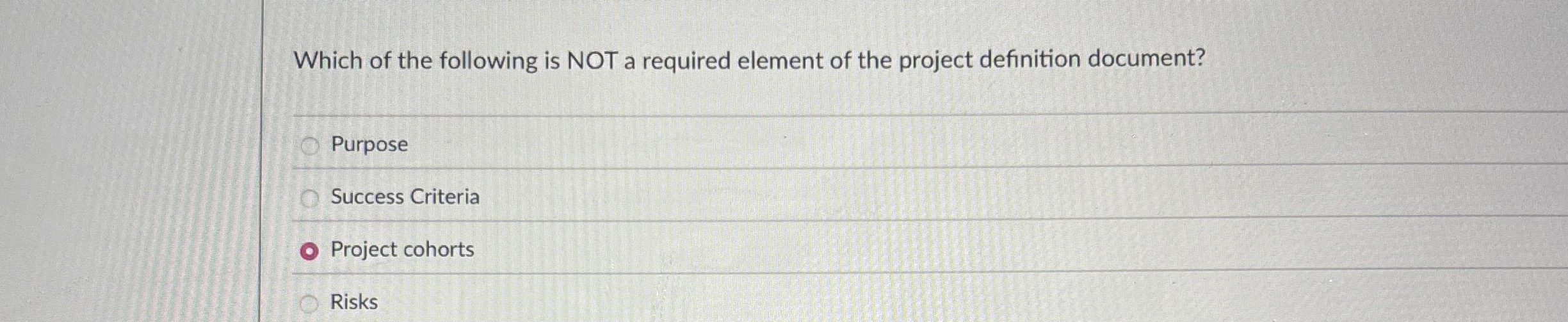 Solved Which of the following is NOT a required element of | Chegg.com