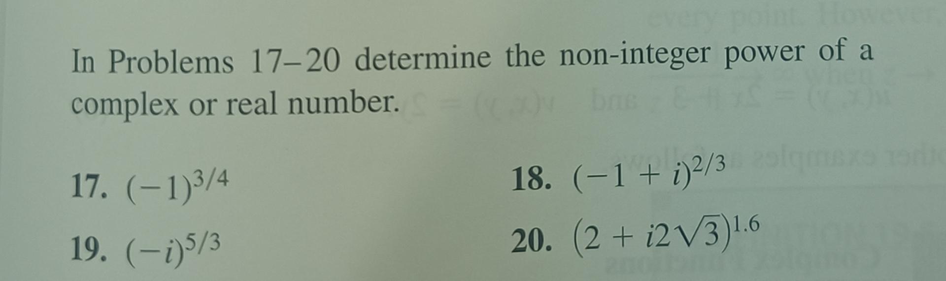 Solved Problem20,In Problems 17-20 ﻿determine the | Chegg.com