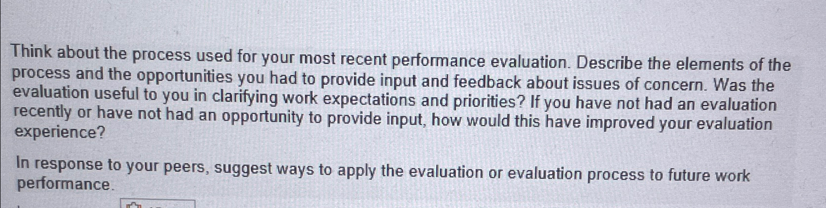 Solved Think about the process used for your most recent | Chegg.com