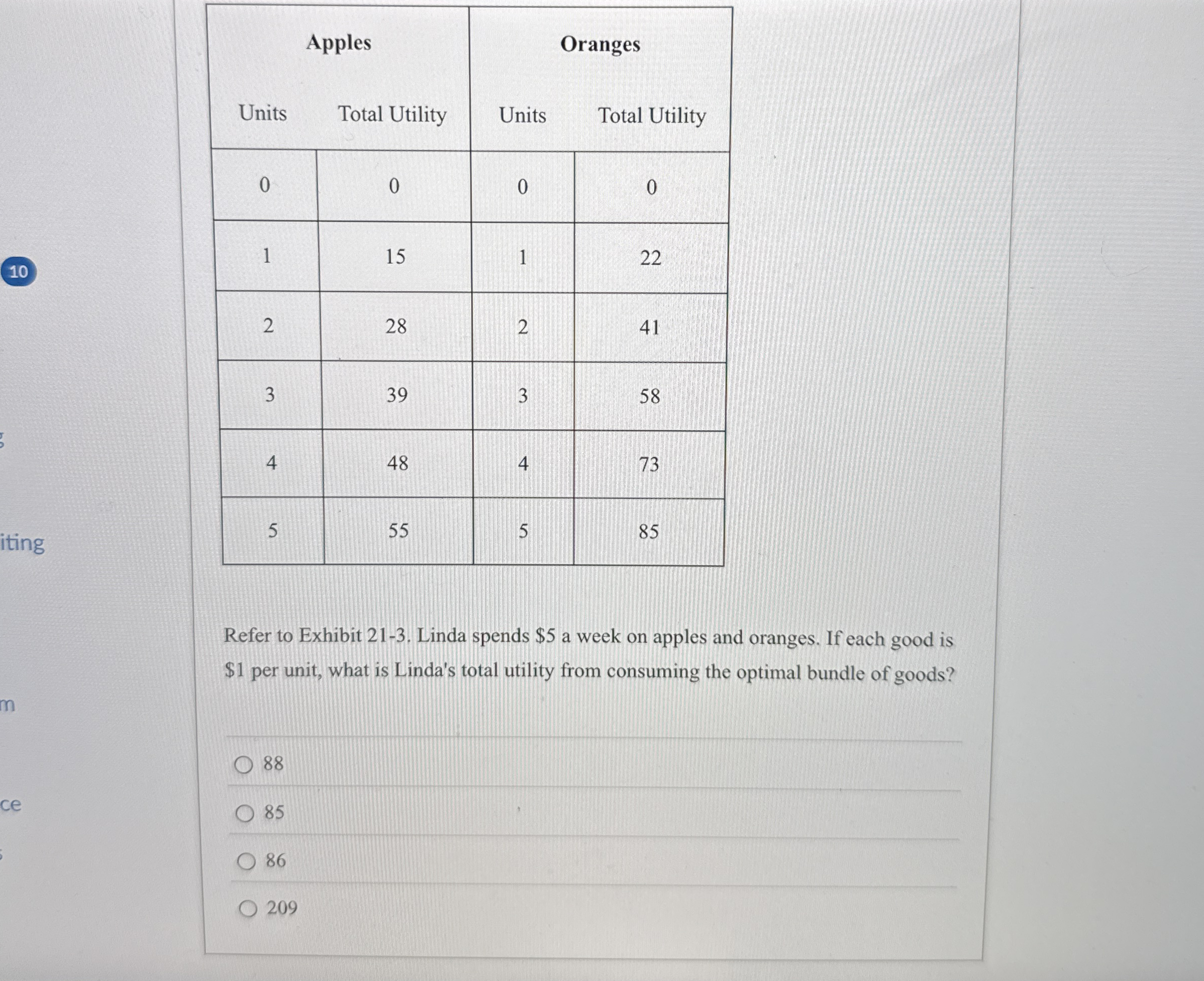 Solved \table[[Apples,Oranges],[Units,Total | Chegg.com