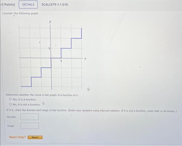 Solved Consider the following graph. Determine whether the | Chegg.com