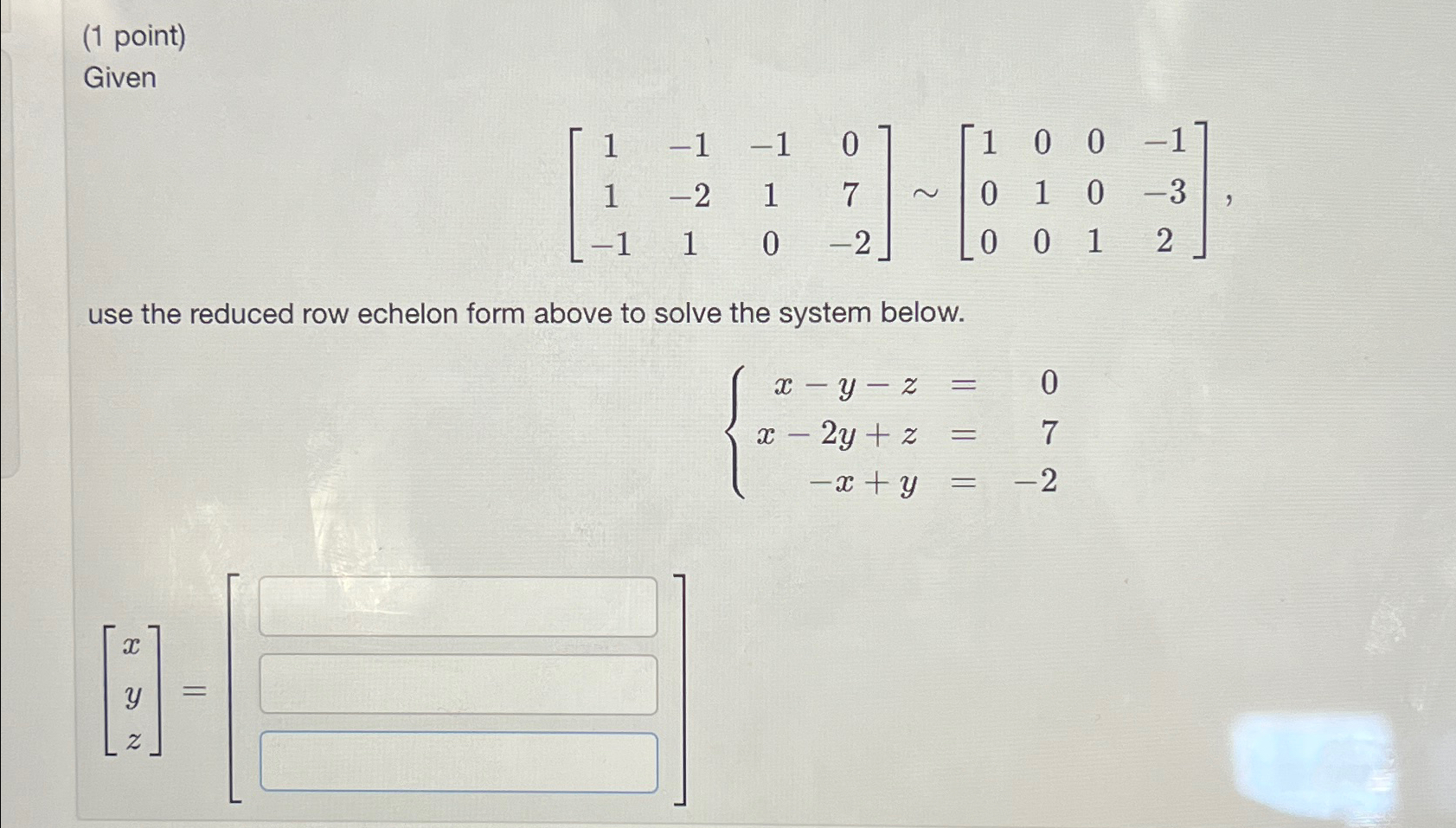 Solved (1 | Chegg.com