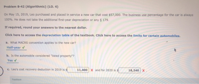 Solved Problem 8-42 (Algorithmic) (LO. 4) On May 15, 2019, | Chegg.com