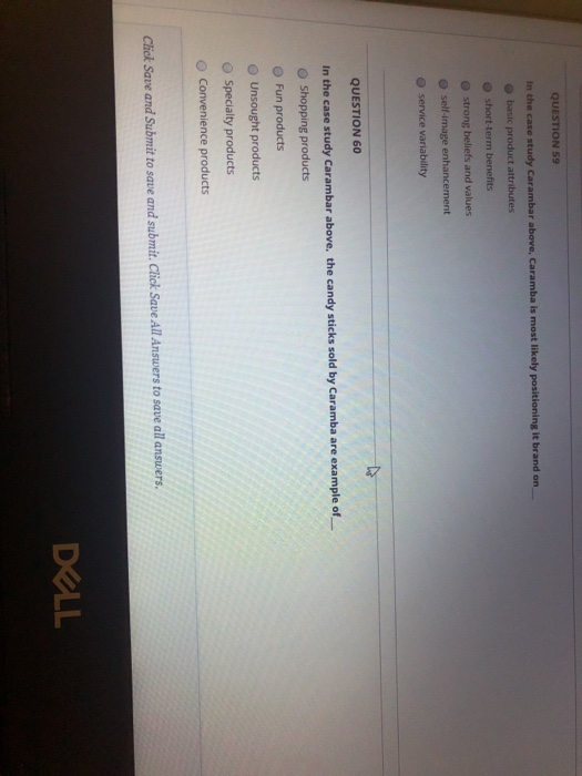 Solved QUESTION 56 Carambar case study: Carambar is a French | Chegg.com