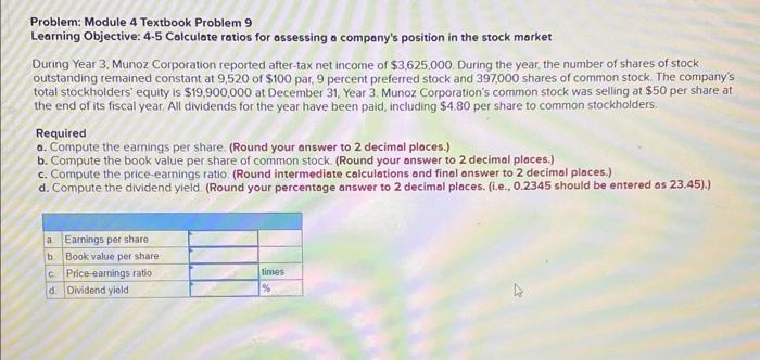 Solved Problem: Module 4 Textbook Problem 9 Learning | Chegg.com