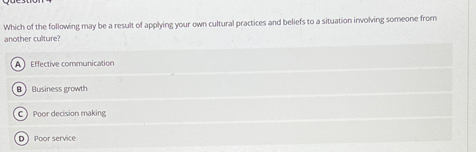 Solved Which of the following may be a result of applying | Chegg.com