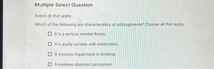 Solved Multiple Select Question Select all that apply Which | Chegg.com